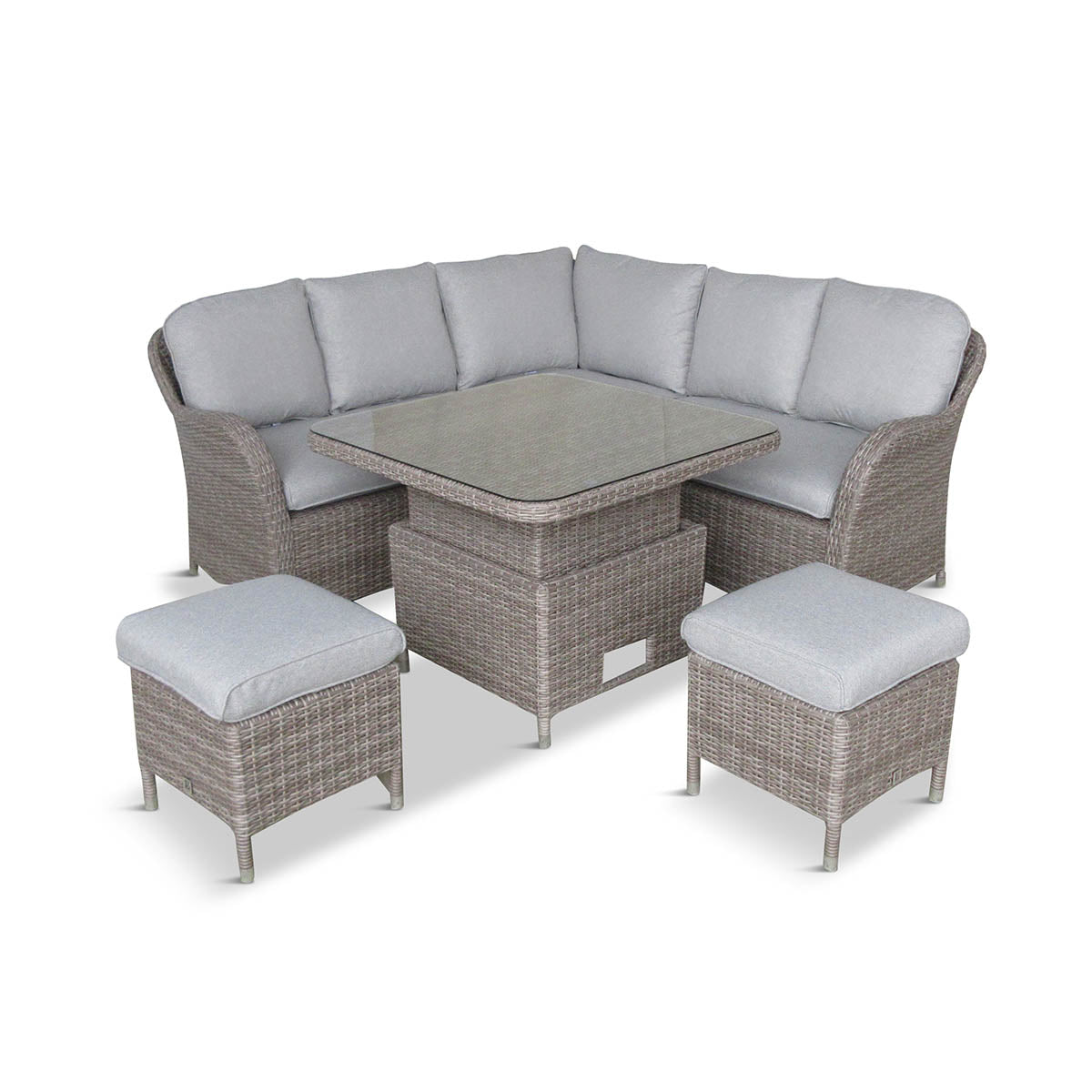 Monte Carlo Compact Dining Modular with Adjustable Table- Sand ...