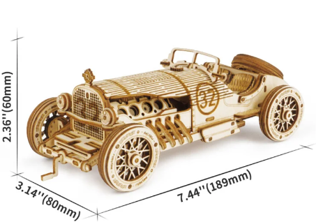 Robotime Grand Prix Car DIY Model Kit – Coletta & Tyson Garden Centre