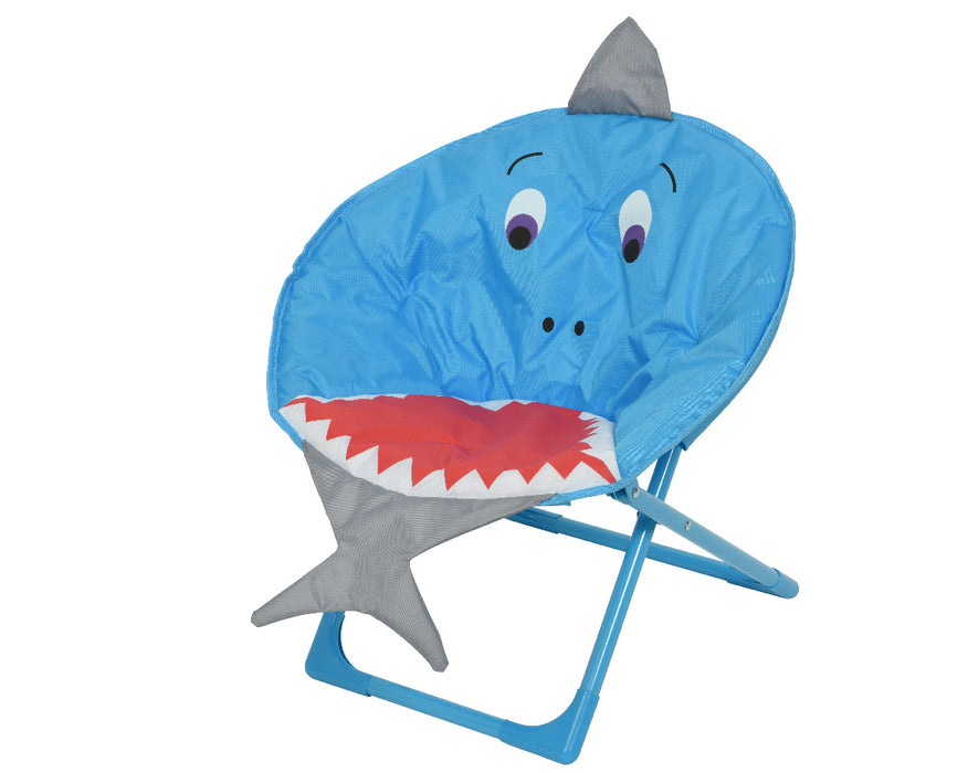 Childrens Outdoor Blue Shark Chair — Coletta & Tyson Garden Centre