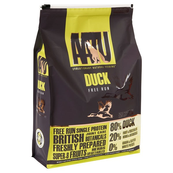 AATU 80/20 Dog Adult Duck 5kg – Coletta & Tyson Garden Centre