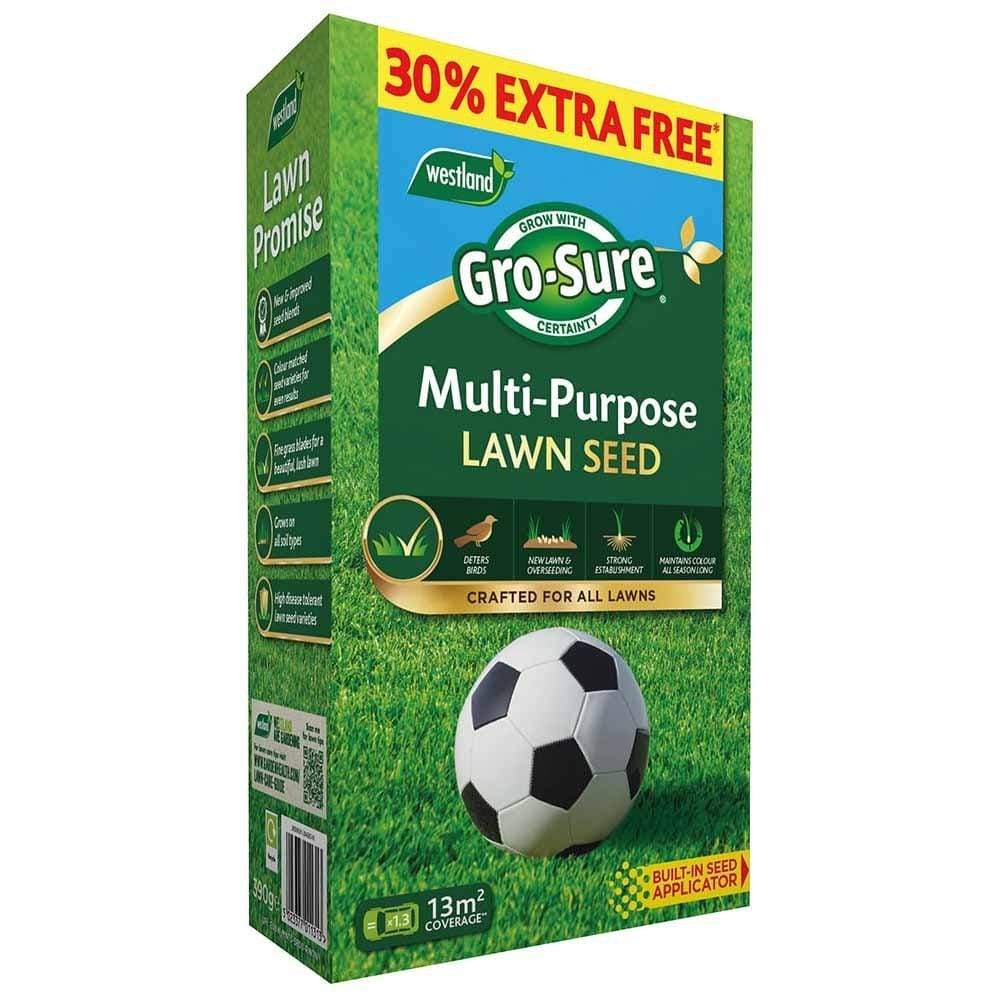 Gro sure multi purpose lawn seed 10m2 + 30% extra free – Coletta ...
